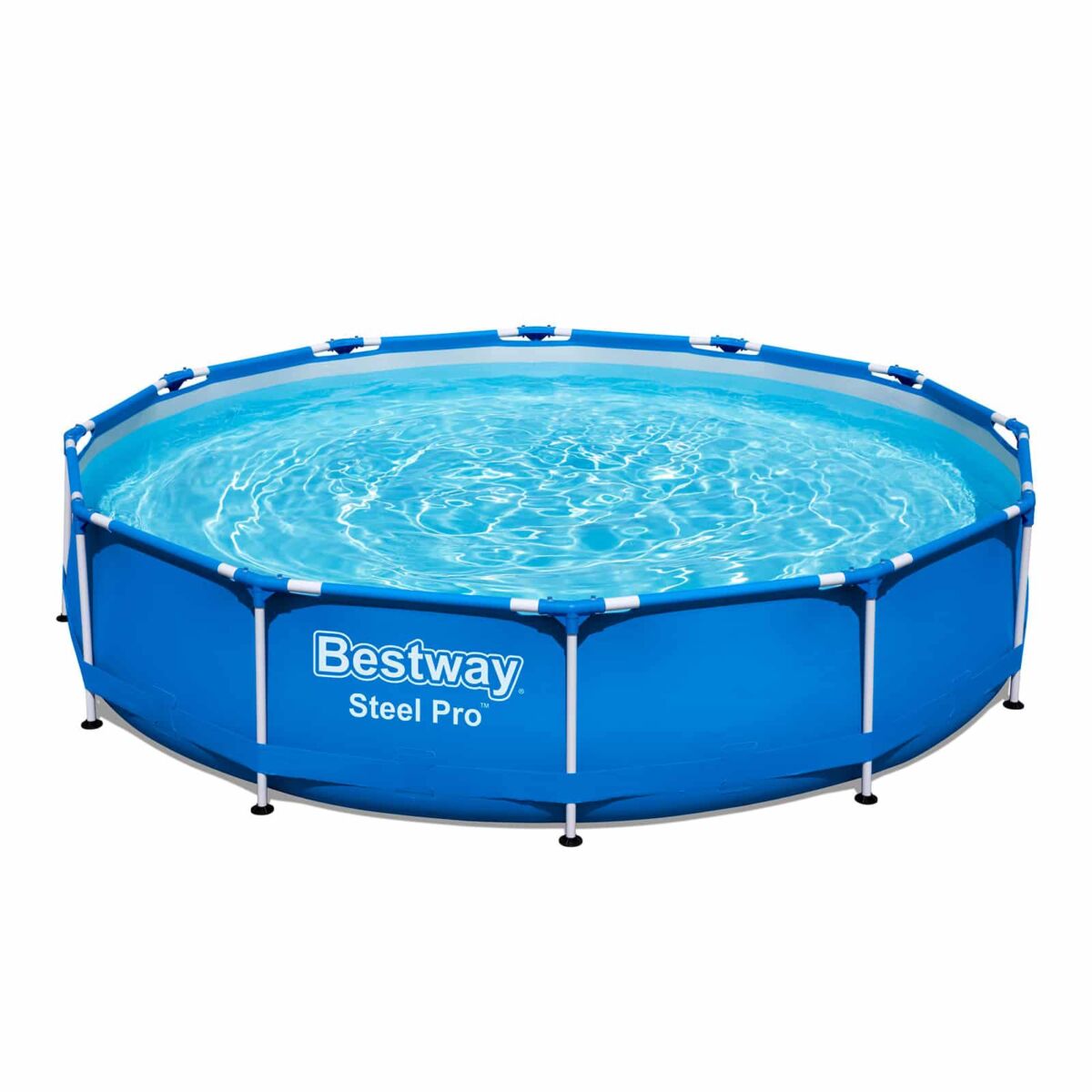 Piscinas desmontáveis redondas para um toque clássico